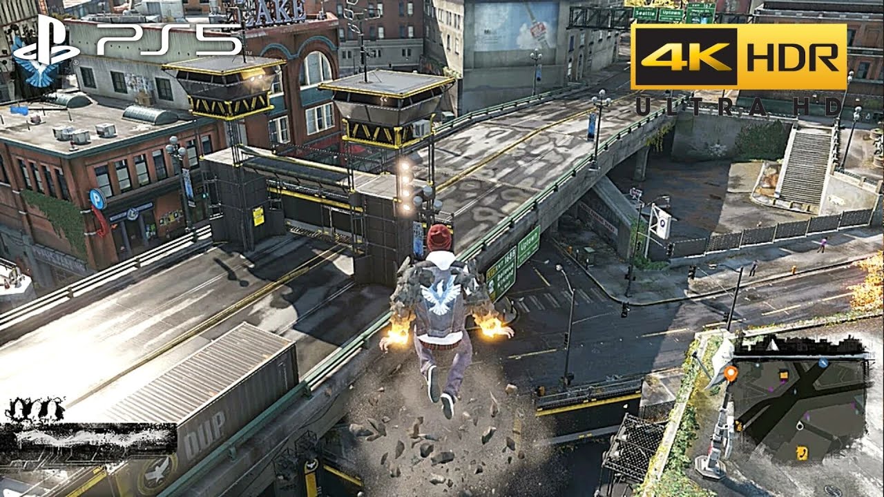 Infamous Second Son Ps5 4k 60fps Hdr Gameplay Youtube