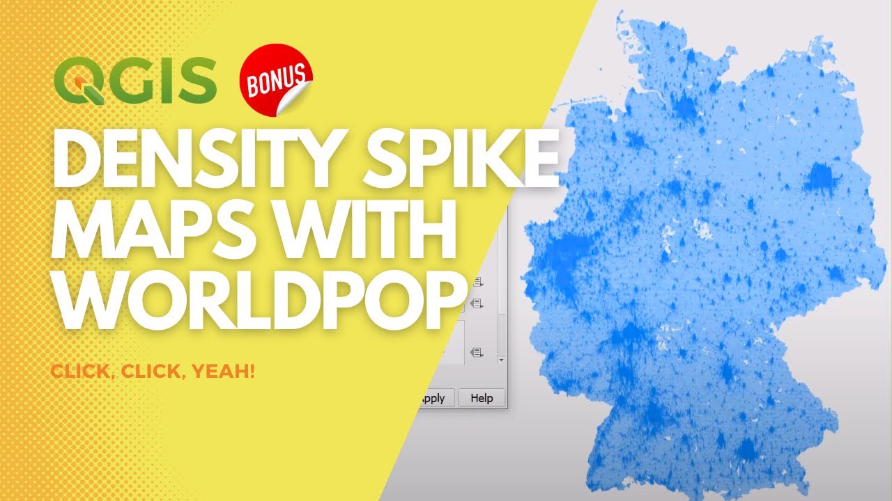 Population Density Spike Maps In Qgis Youtube