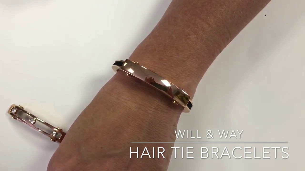 Will And Way Hair Tie Bracelet Tutorial Youtube