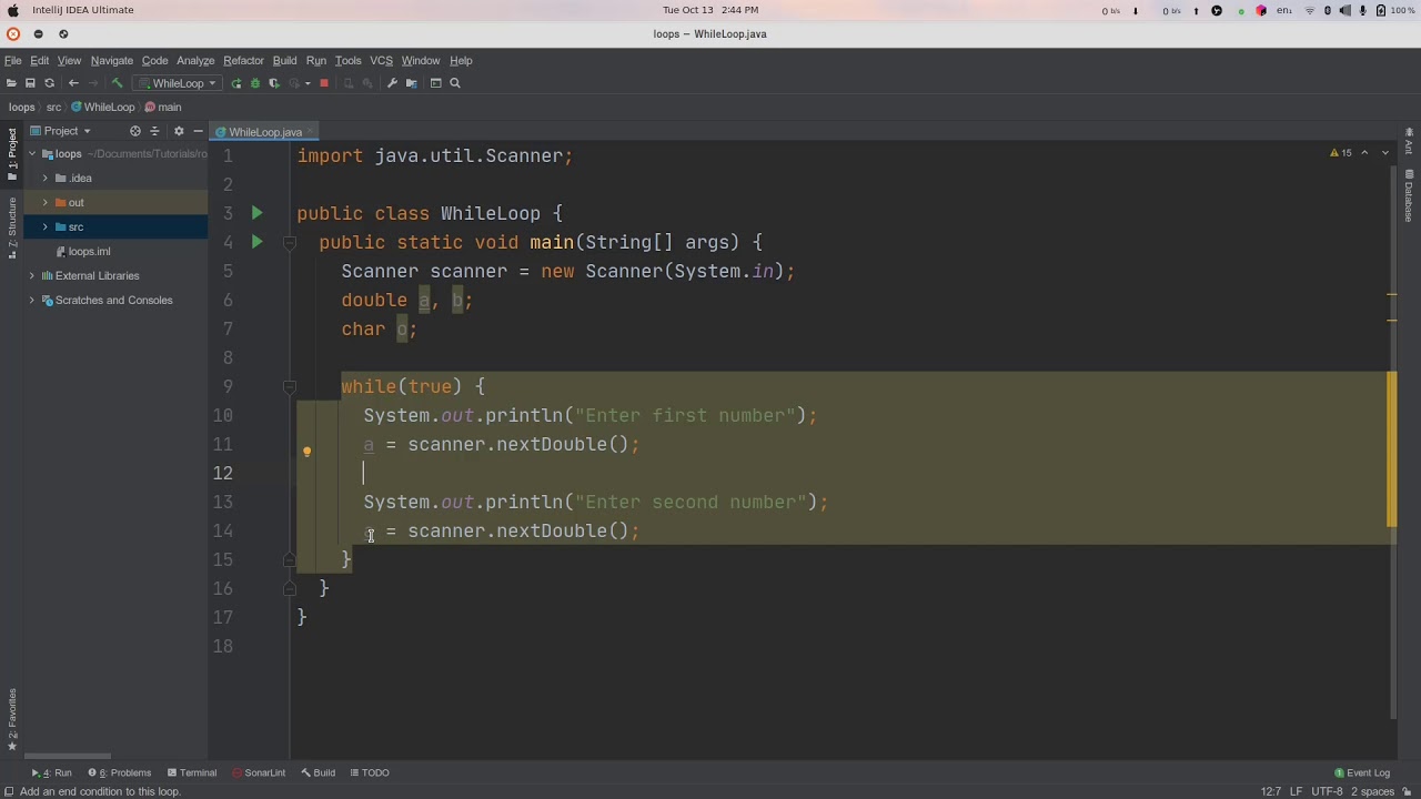 Java Programming L13 While Loop In Rohingya Youtube