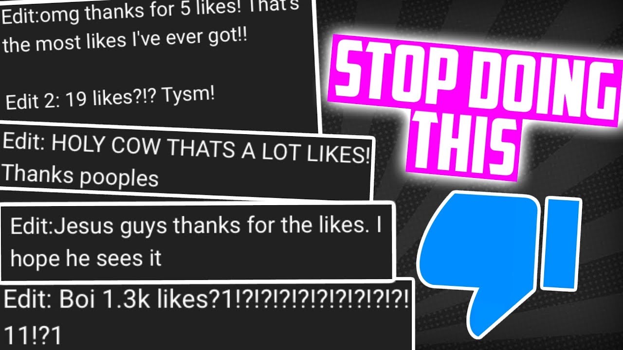 Thanking For Likes Youtube