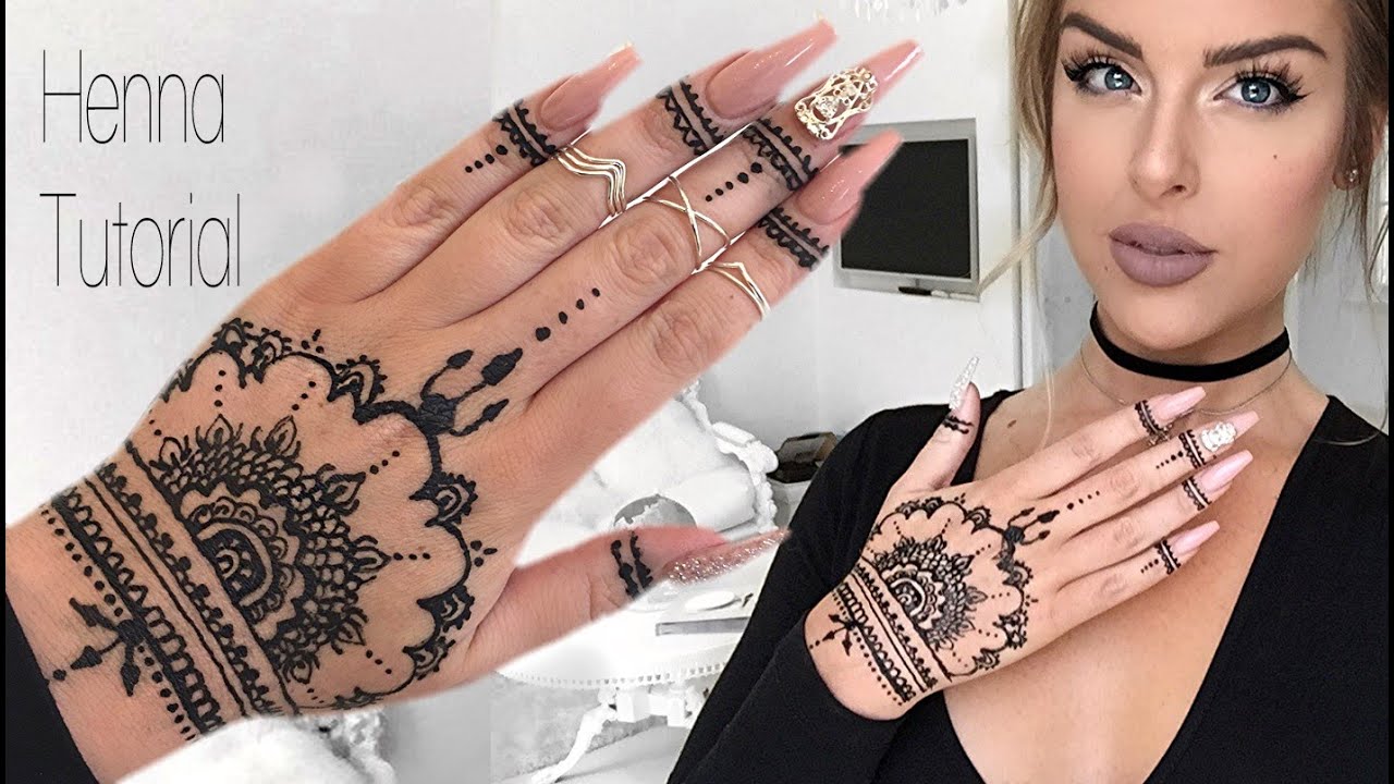 Step By Step Beginner Easy Henna Tattoo Designs Photos