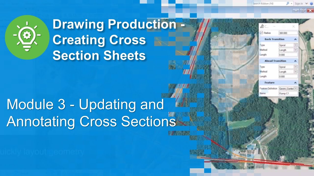 Module 3 Updating And Annotating Cross Sections Youtube
