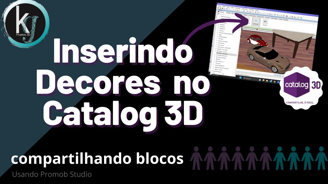 Inserindo Objetos No Catalog 3d Kg Projetos3d Promob Kleber