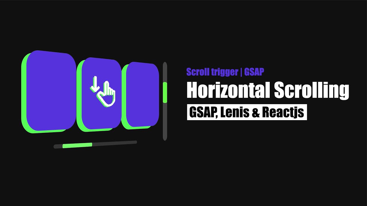 Horizontal Scroll With Gsap Scroll Trigger In Reactjs Youtube