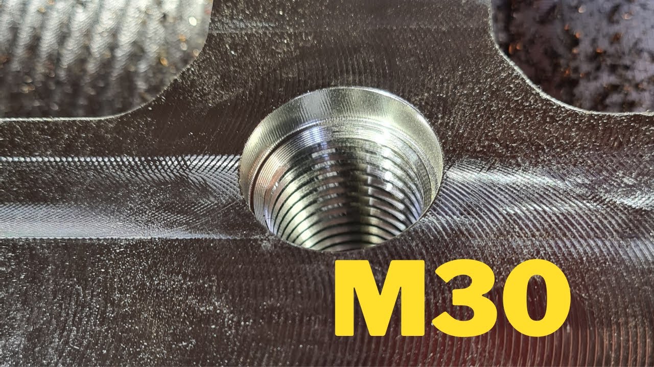 M30 Thread Milling Iscar Multi Master Shorts Youtube