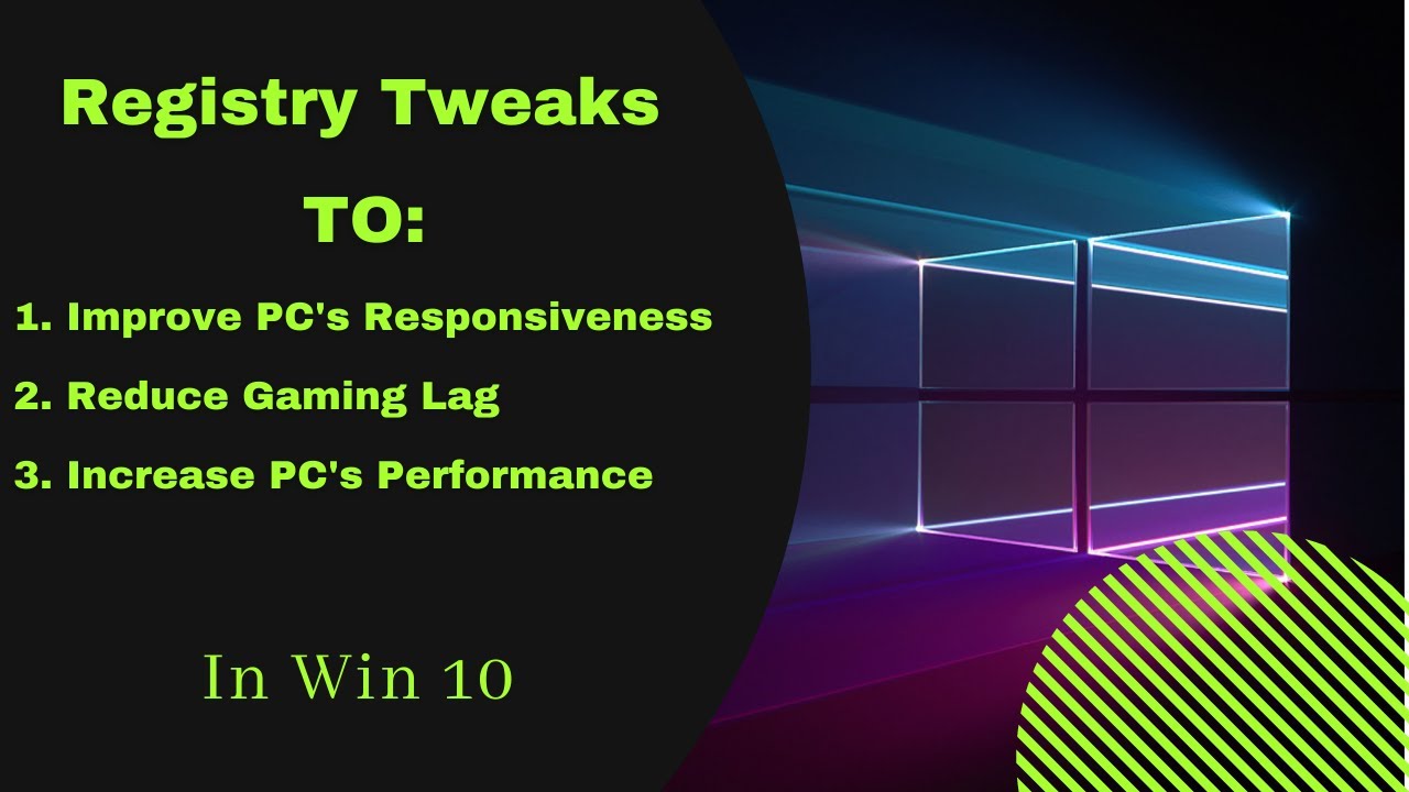 Windows 10 Registry Tweaks Cpu Performance Msanorth