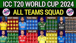 Icc T20 World Cup 2024 All Teams Full And Final Squad All Teams Final ...