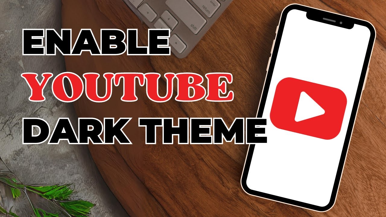 How To Enable Dark Theme On Youtube Youtube