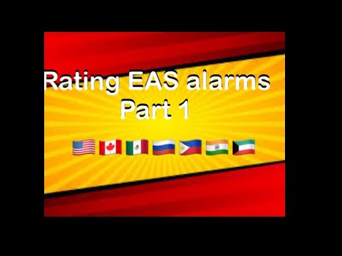 Rating Eas Alarms From Different Countries Part 1 Youtube