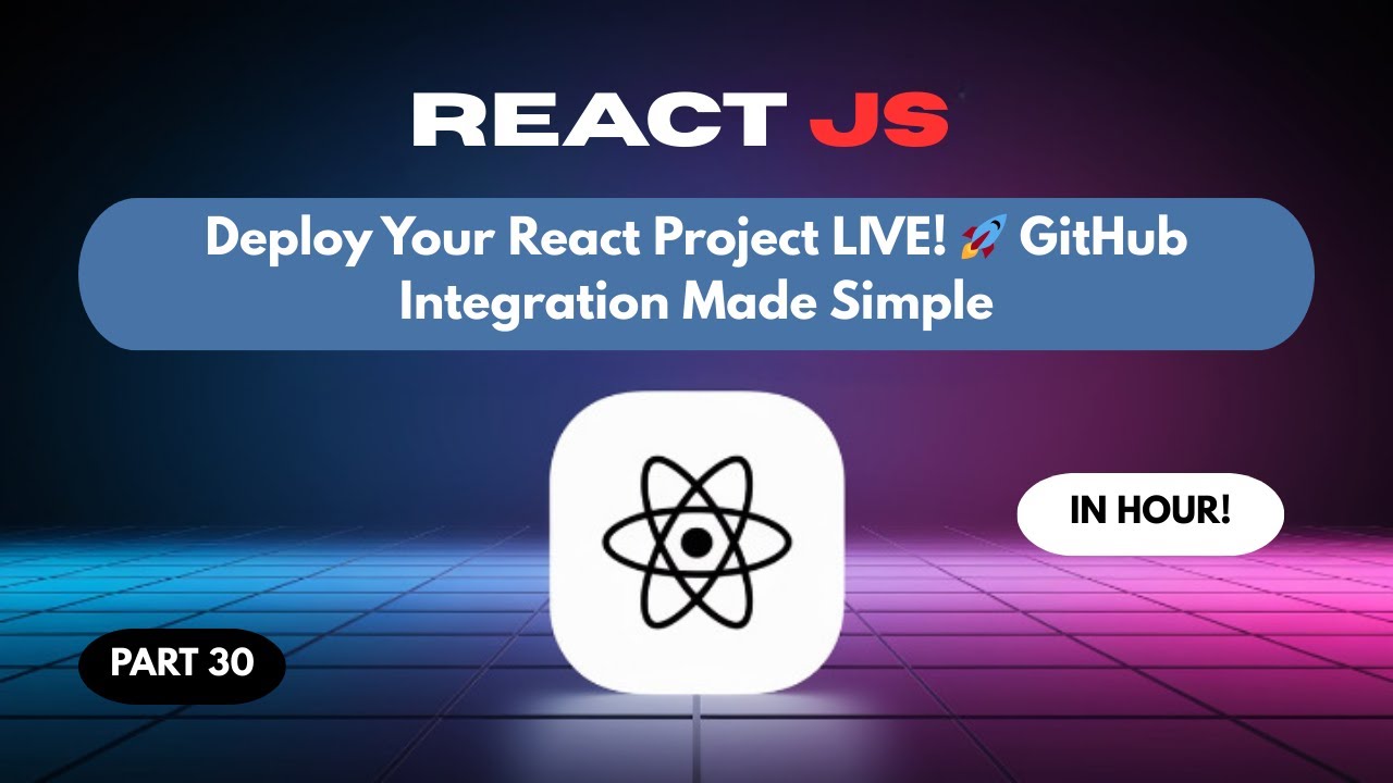 React Js 30 How To Push Deploy Your React Project Using Github