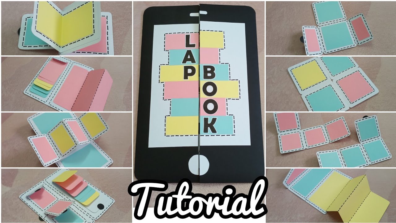 Lapbook Tutorial How To Make 12 Different Cards Youtube