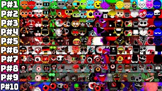 True Sprunki All Phases 1 10 In One Every Character In Incredibox ...