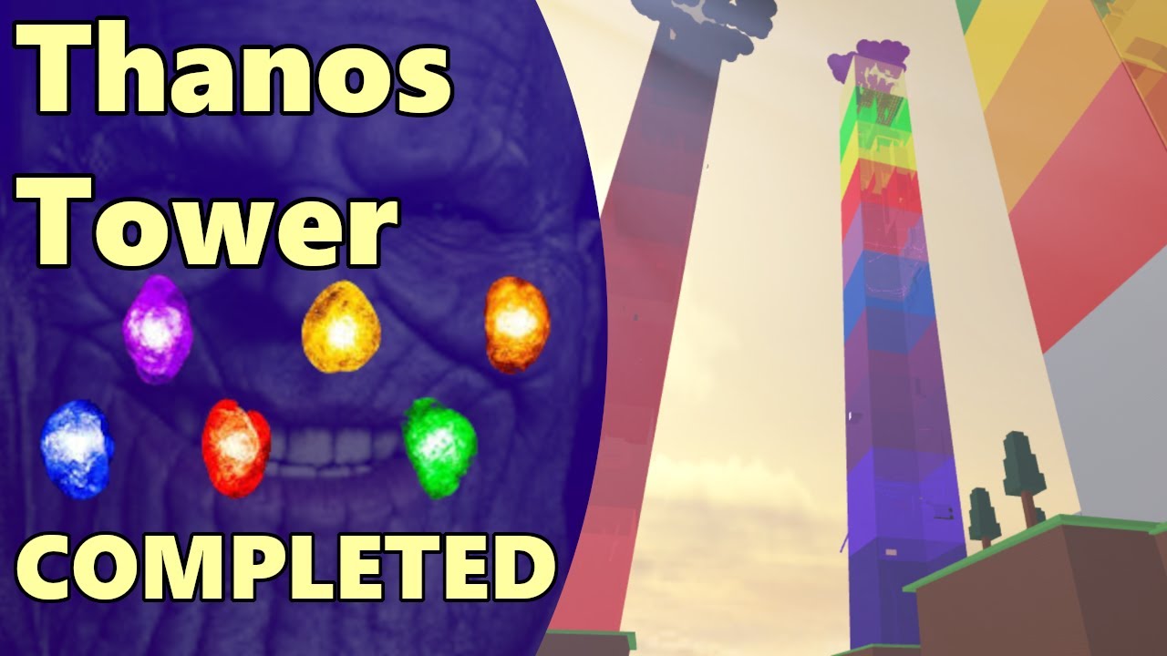 Jtoh Thanos Tower Completed Youtube