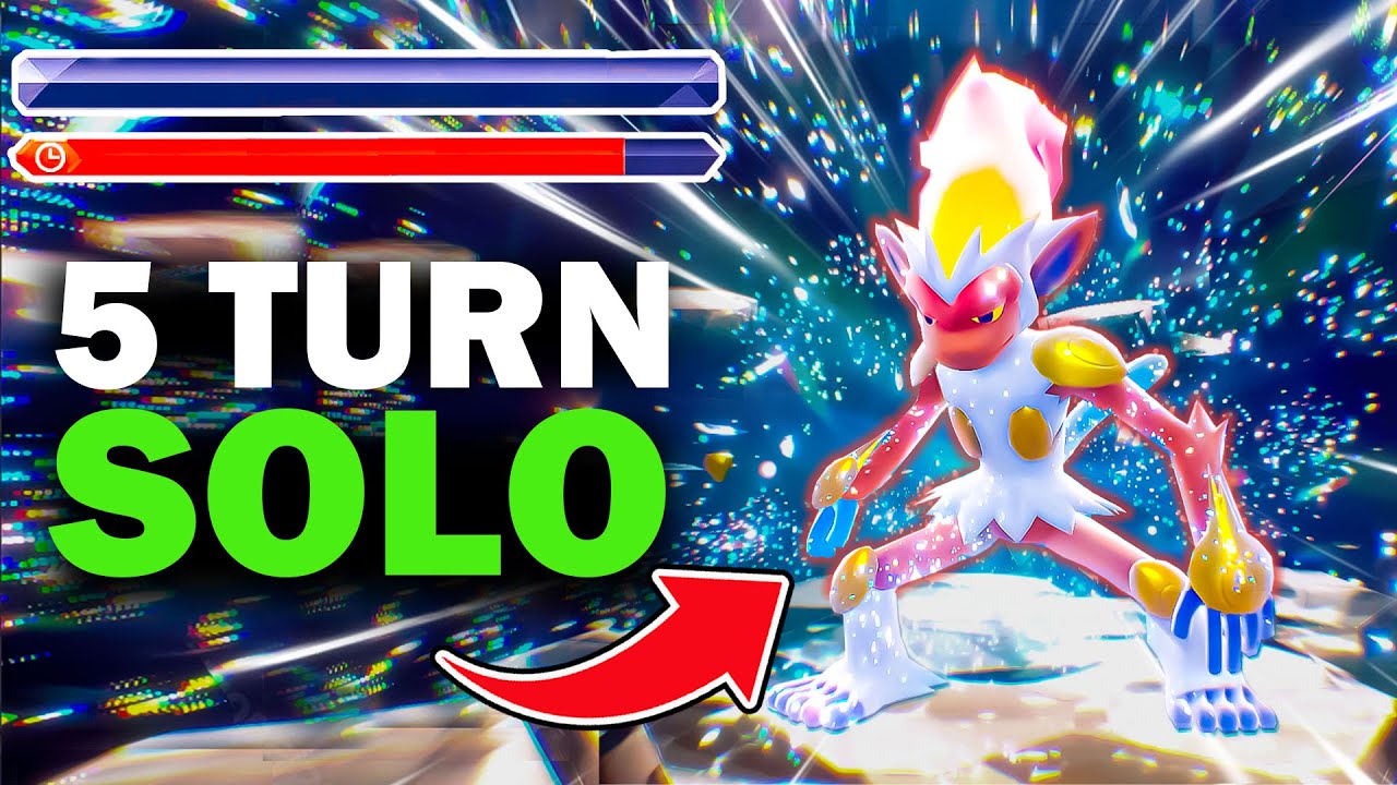 The Fastest Build To Solo 7 Star Infernape In Scarlet And Violet Youtube
