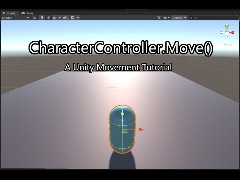Charactercontroller Move Unity Movement Tutorial Youtube