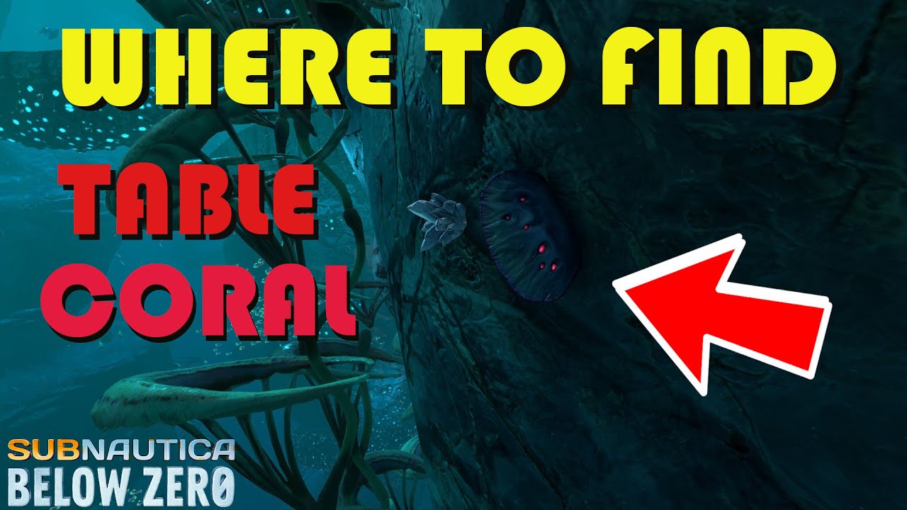 Subnautica Below Zero How To Find Table Coral Youtube