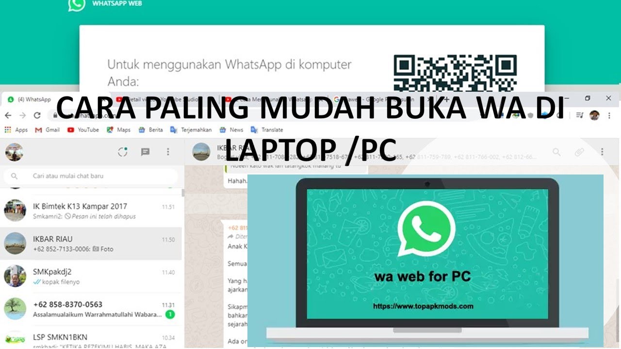 Cara Cepat Login Wa Web Youtube