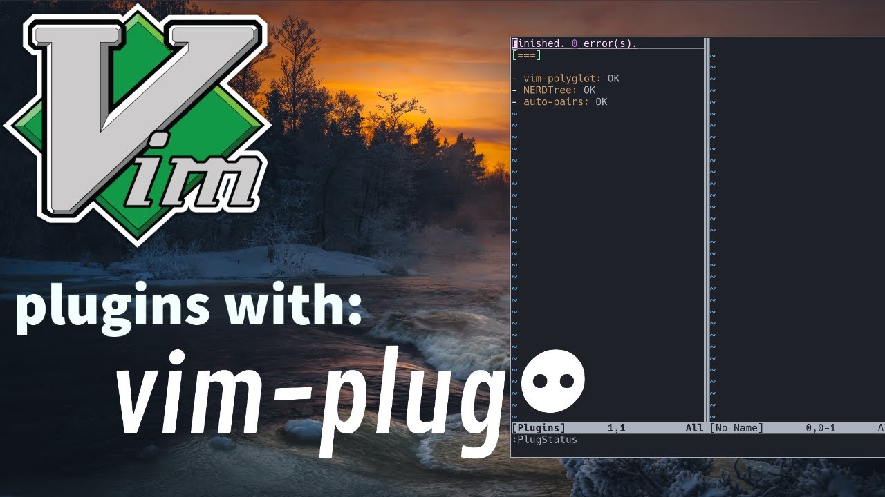 Neovim Installing Plugins With Vim Plug Youtube
