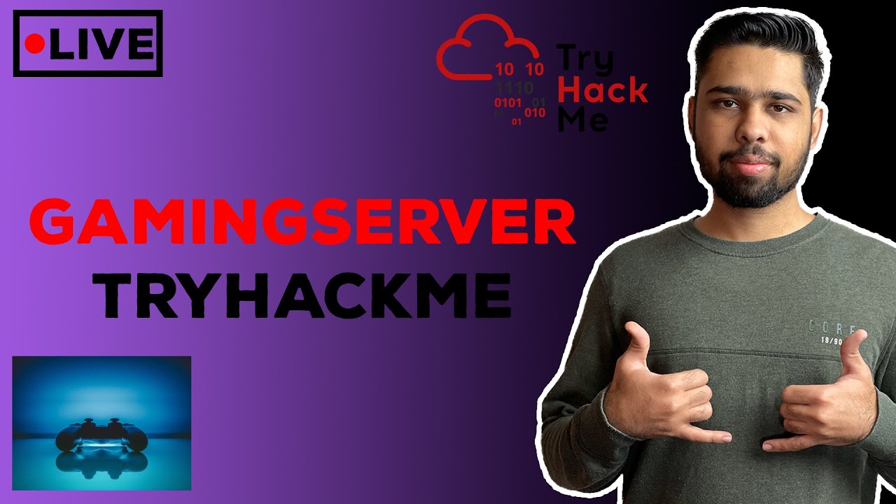 Live Gamingserver Tryhackme Youtube