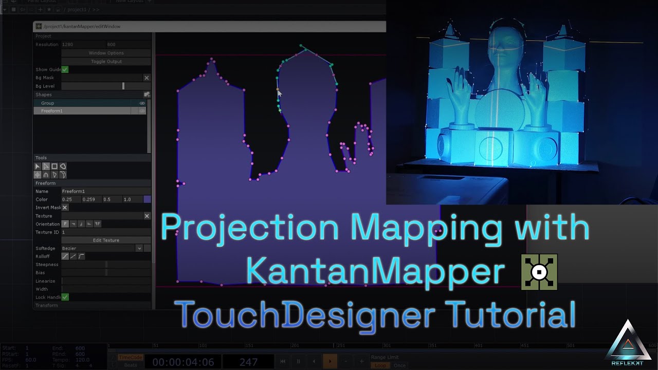 Projection Mapping With Kantanmapper Touchdesigner Tutorial Youtube