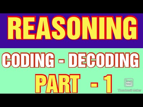 Coding Decoding Reasoning Class Youtube