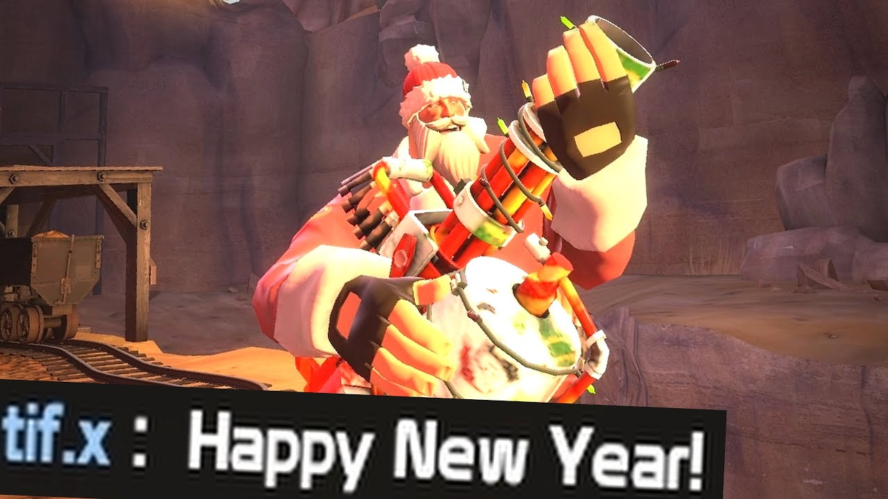 Team Fortress 2 Santa Heavy Gameplay Happy New Year 2024 Youtube