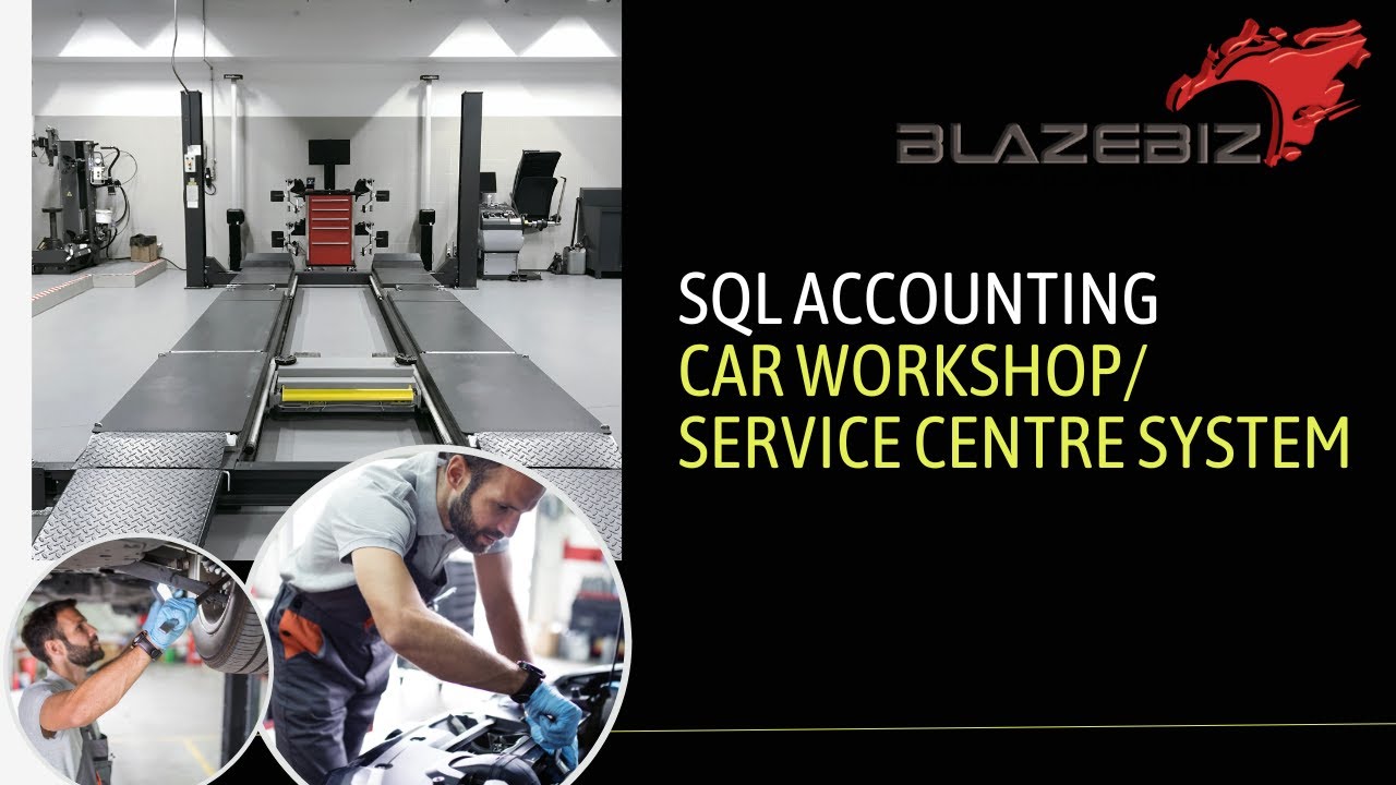 Sql Accounting Car Workshop Service Centre System Youtube