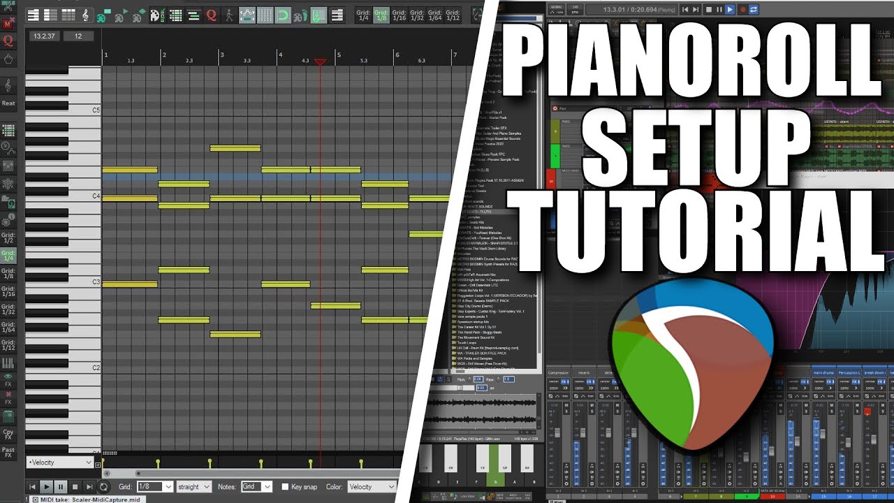 Piano Roll Setup Youtube
