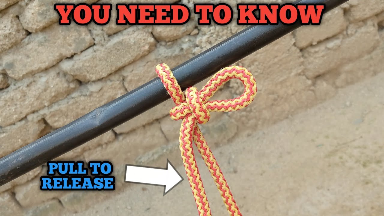 How To Tie A Rescue Knot Hitch Youtube
