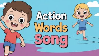 Learn Action Words Song For Kids Jump Hop Skip More Olliethejollie Kids ...
