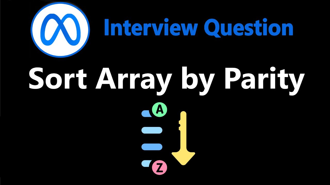 Sort Array By Parity Leetcode 905 Python Youtube