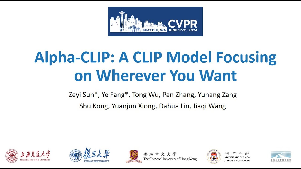 Alpha Clip Cvpr24 Youtube