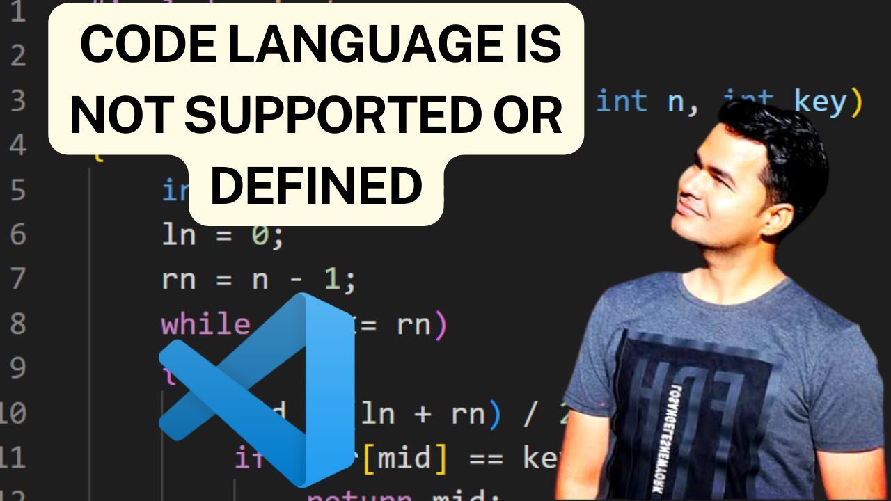 How To Fix Code Language Not Supported Or Defined In Visual Studio Code