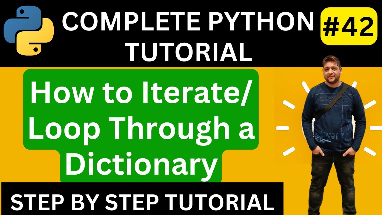 How To Iterate Loop Through A Dictionary In Python Loop Through