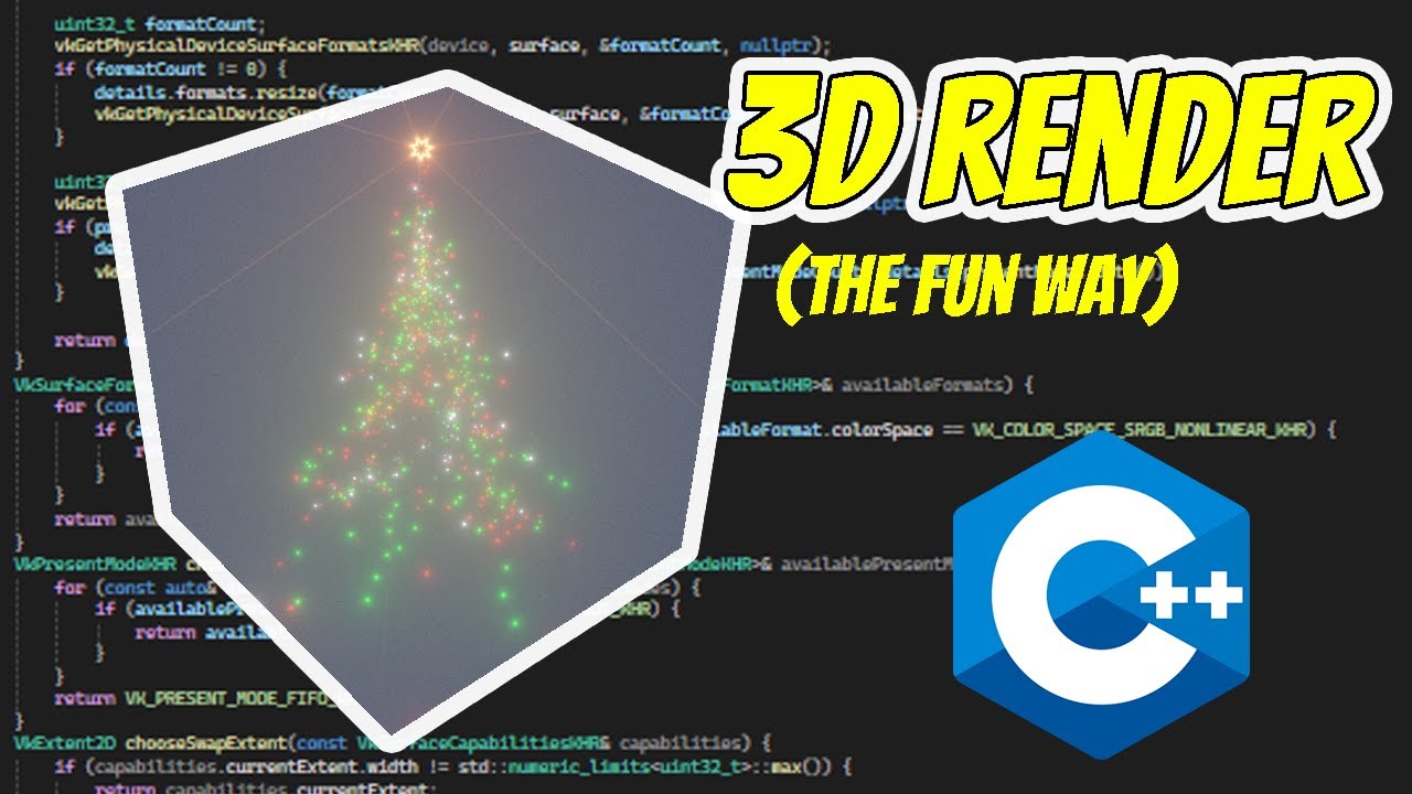 Learning 3d Rendering In Vulkan C Youtube