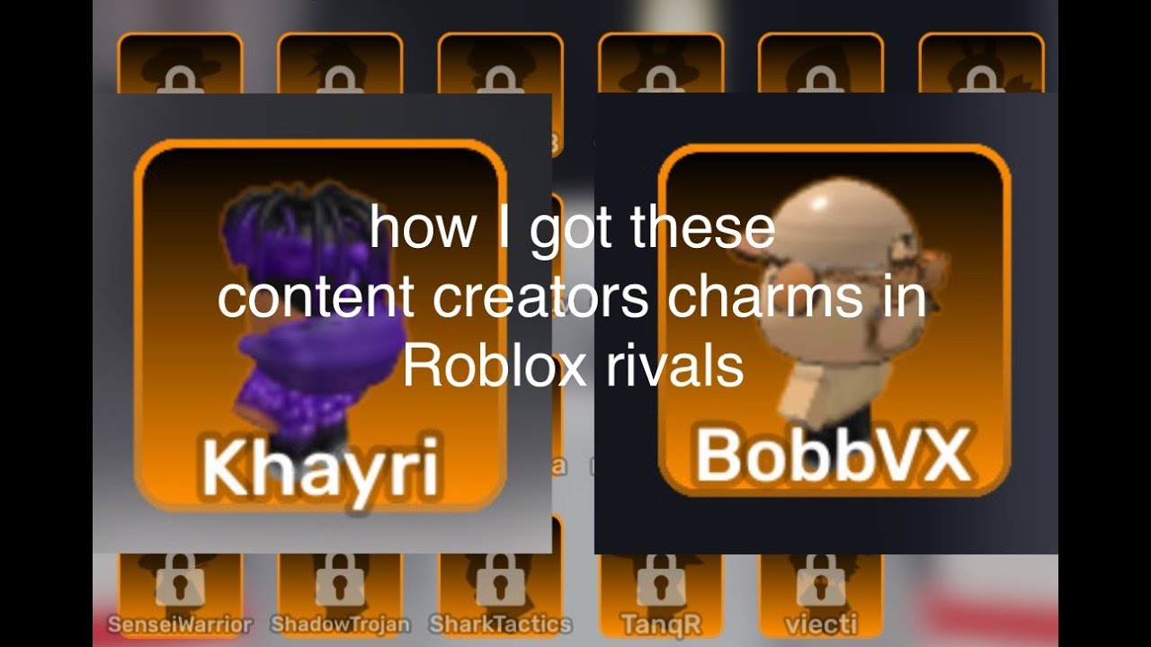 How I Got My Content Creator Charms In Roblox Rivals And How You Can