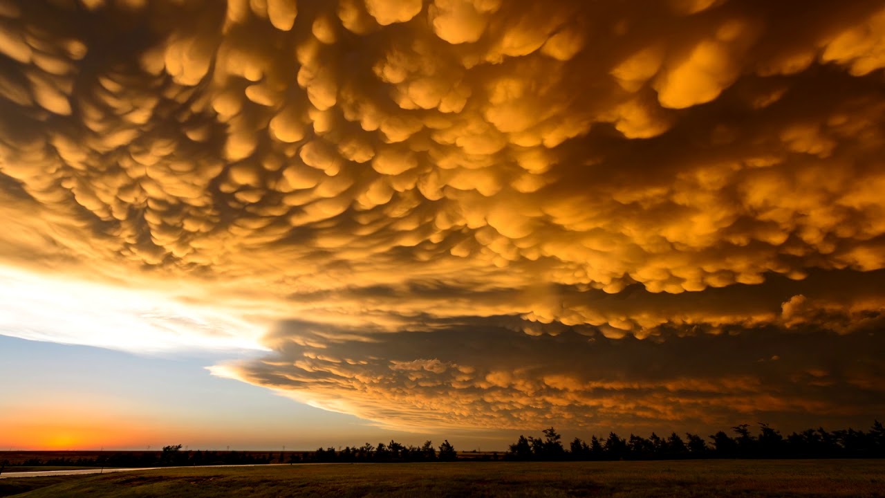 4k Incredible Mammatus Cloud Timelapse Stormlapse Youtube