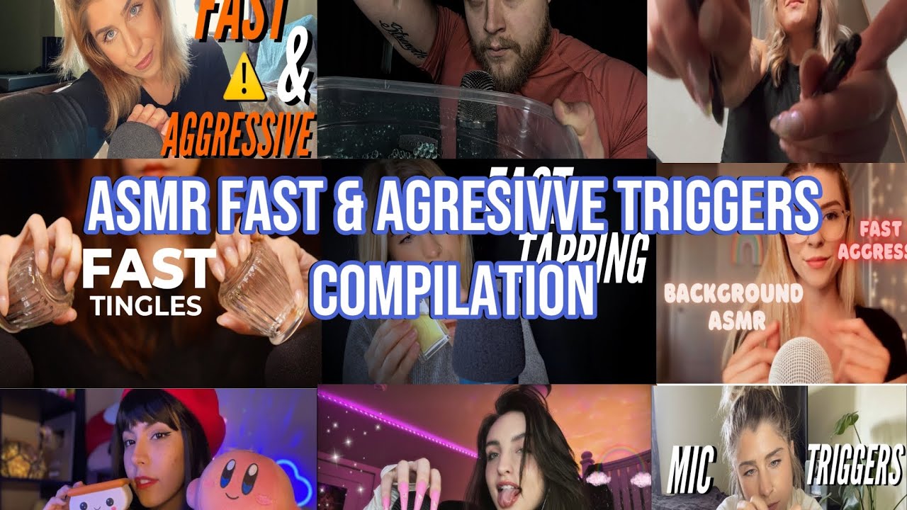 Asmr Fast Aggressi̇ve Tri̇ggers Youtube
