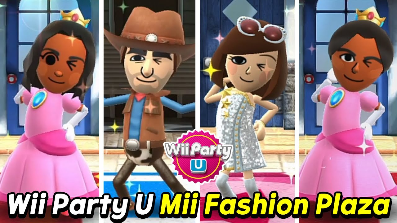 Wii Party U Longplay Mii Fashion Plaza Gameplay рџћµ 3 Round Best Mix