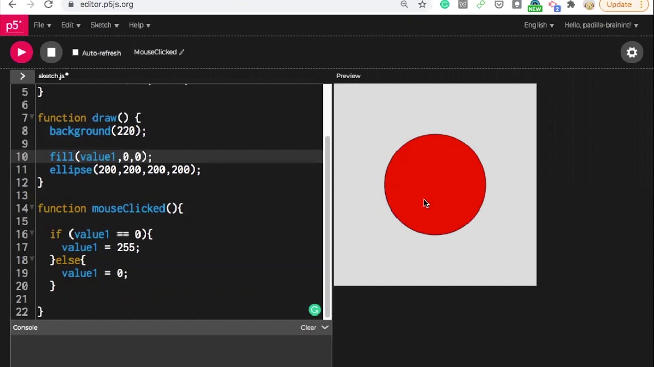Mouseclicked In P5js Youtube