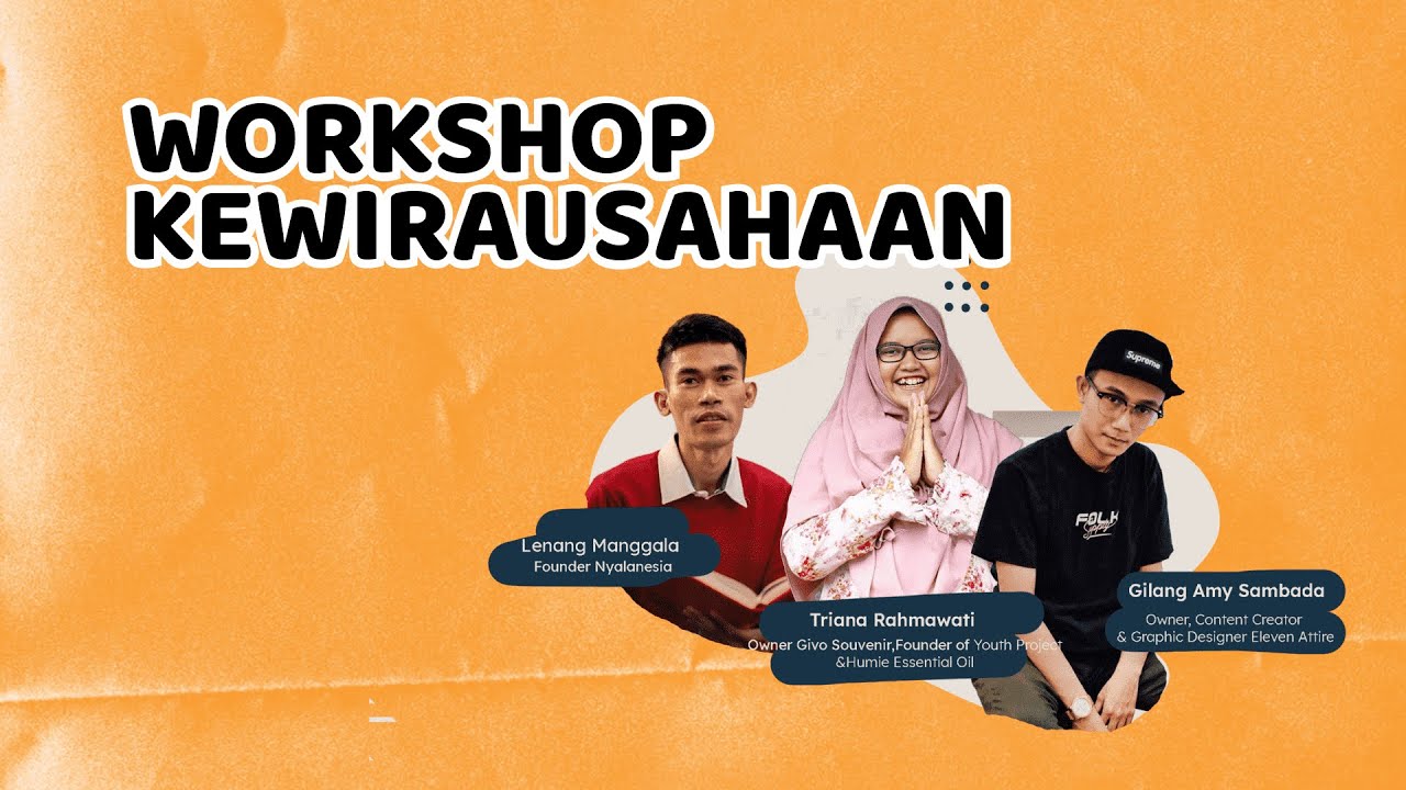 Workshop Kewirausahaan Youtube