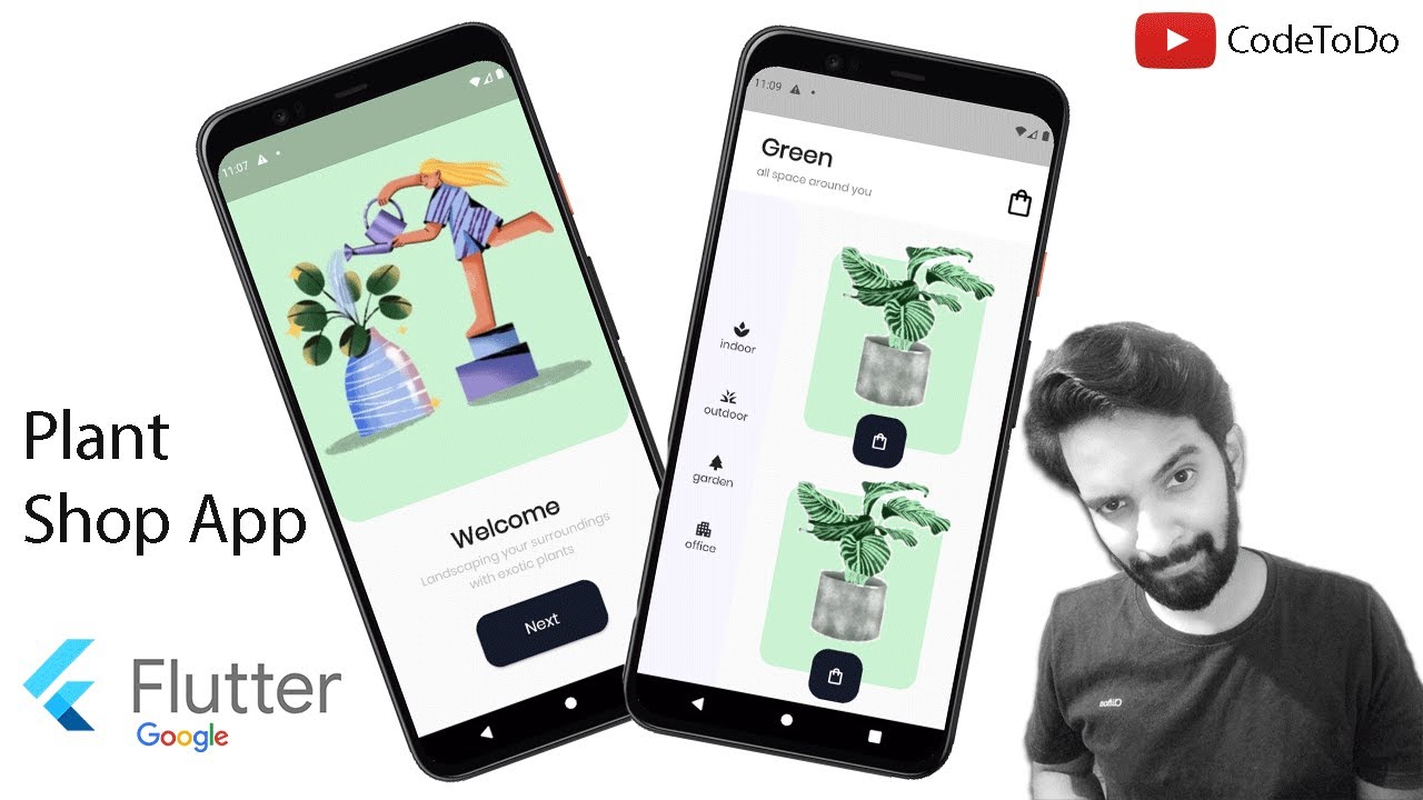 Plant Shop App Flutter Ui Speed Code Youtube