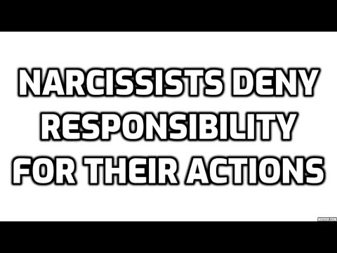Narcissists Deny Responsibility For Their Actions Youtube
