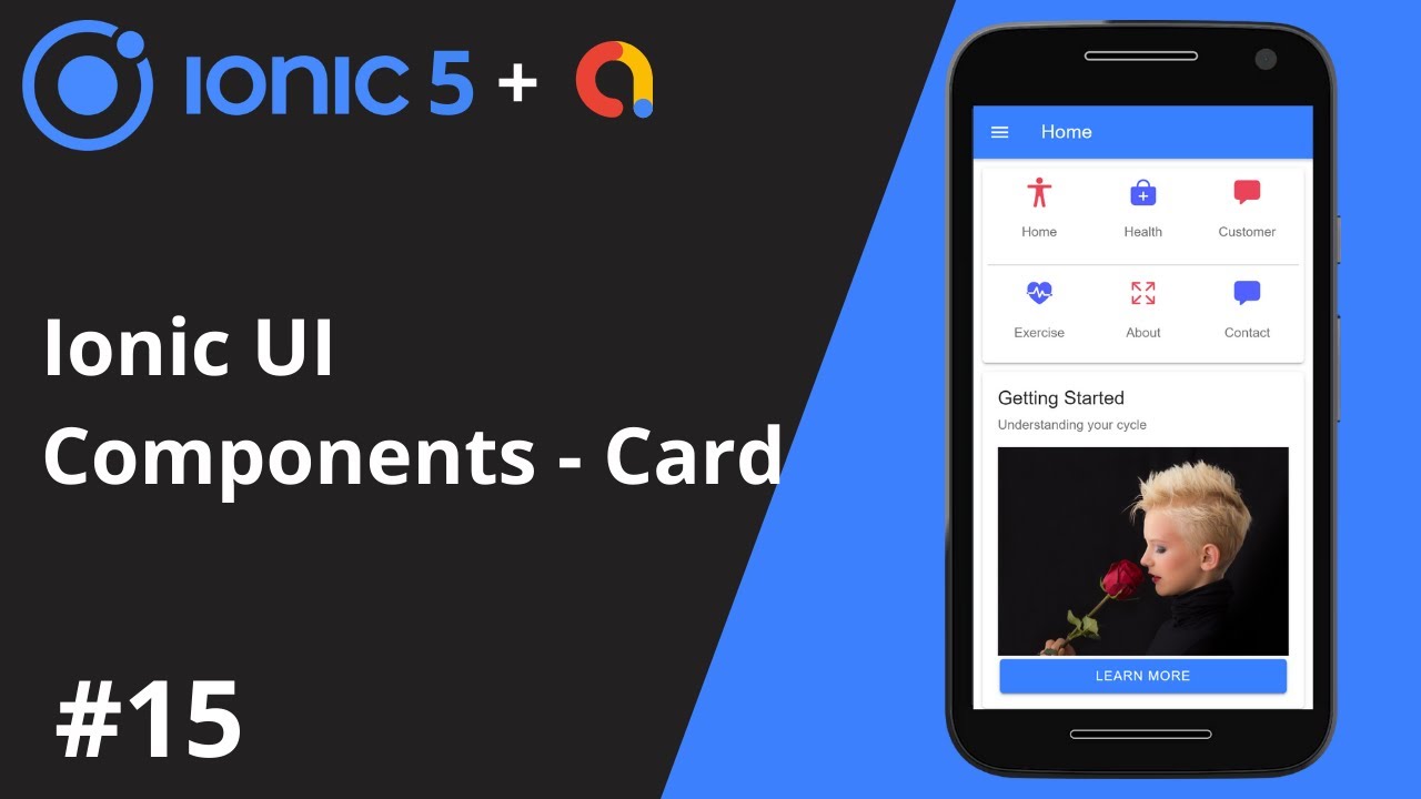 Ionic 5 Tutorial 15 Ionic Ui Components Card Youtube