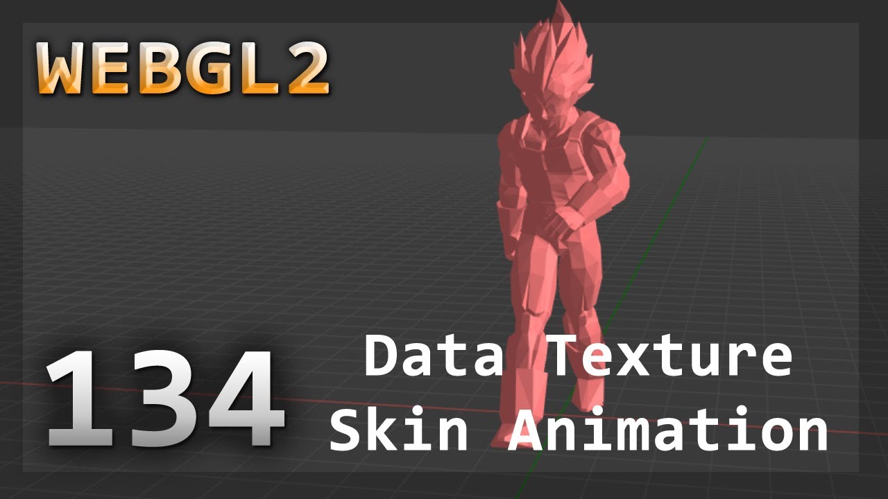 Webgl2 134 Data Texture Skin Animation Youtube
