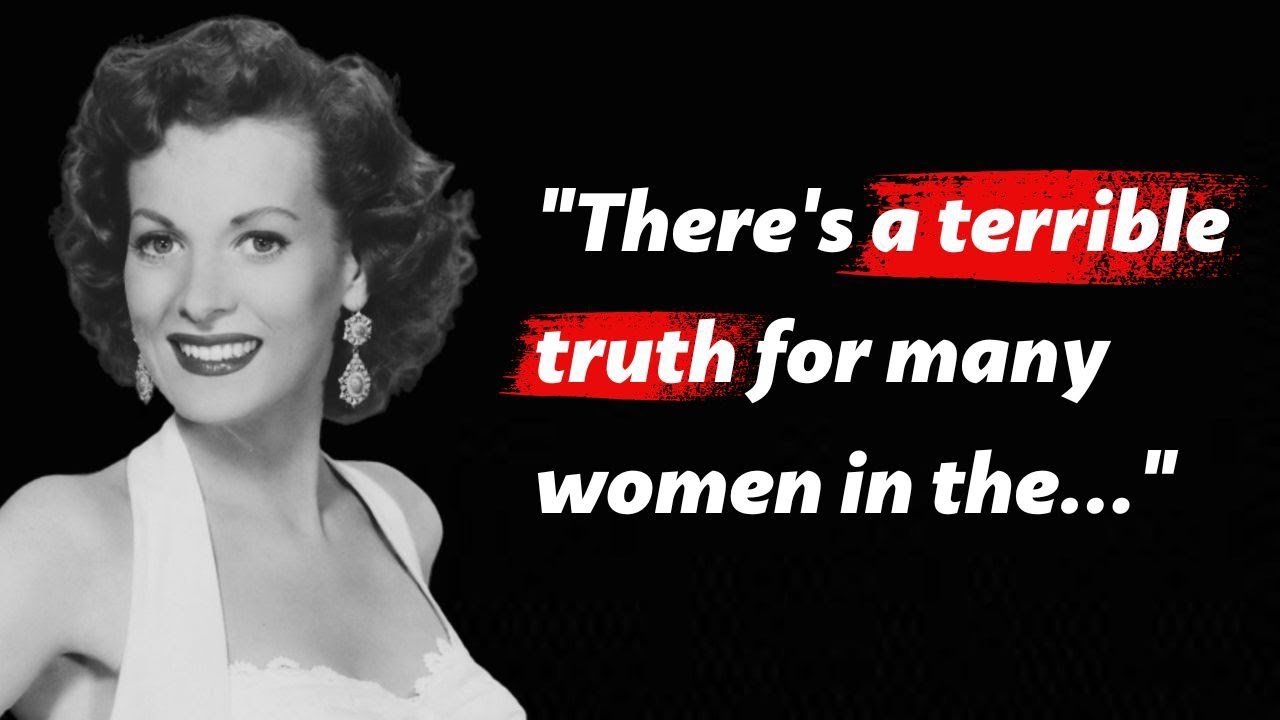 Maureen O Hara Inspirational Quotes The Legend Hollywood American