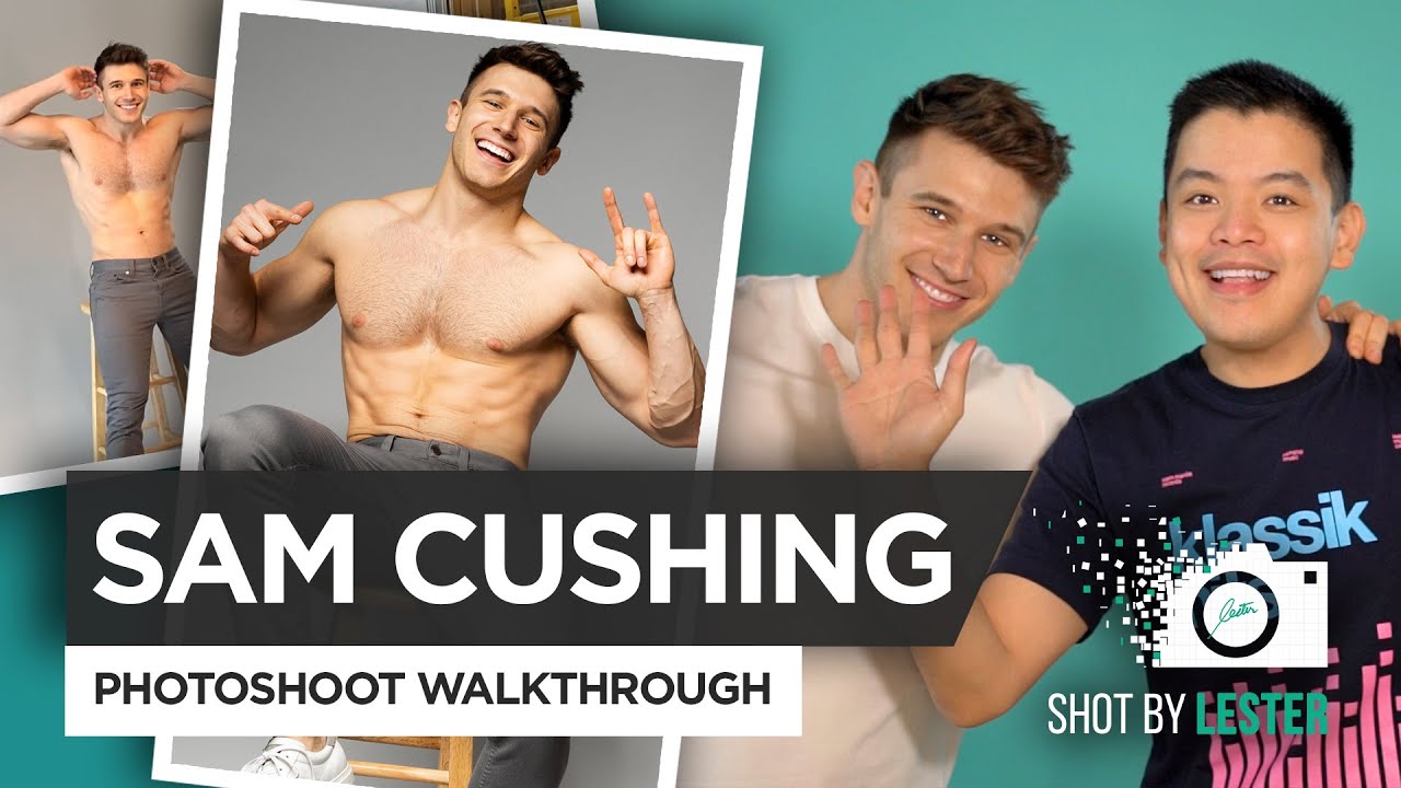 Samcushing Goes Shirtless In A Photoshoot Behind The Scenes Youtube