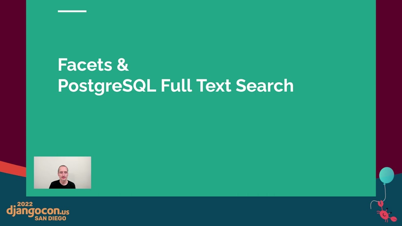 Pyvideo Org Full Text Search With Django And Postgresql More Facets