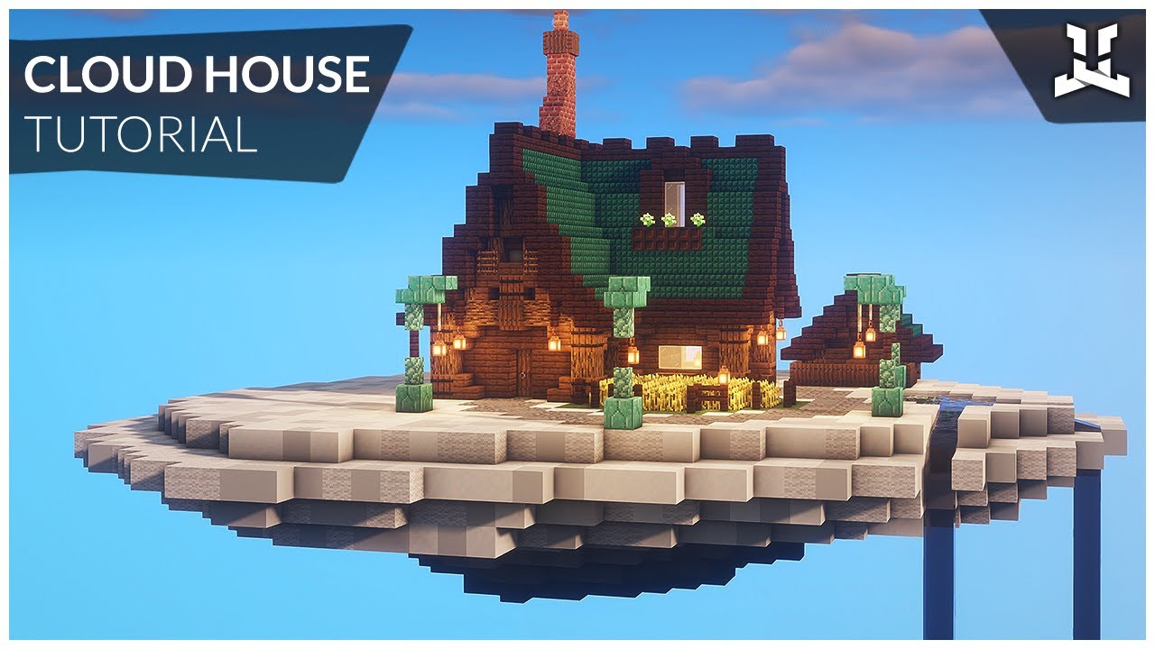 Minecraft How To Build A Cloud House Youtube
